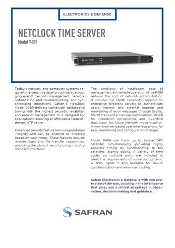 GPS NTP Time Server Master Clocks Model Name Number Netclock 9489 At Best Price In New Delhi