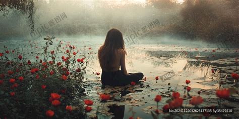 Ai创作图唯美花儿女神背影 神秘唯美 唯美伤感 唯美女孩壁纸 水中女神睡莲 梦幻忧伤迷离恍然 水边人像 美女意境图片 唯美安静 唯美凄美 遐想唯美 唯美宁静 梦幻神秘 粉黛背影 池边美人