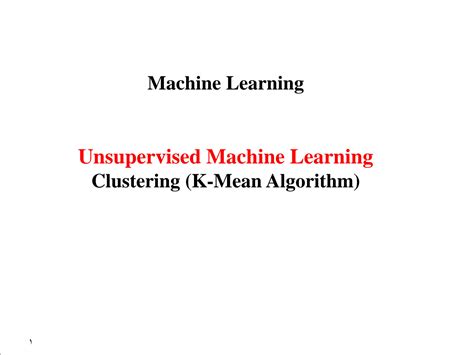 Solution Machine Learning Lecture6 Unsupervised Machine Learning