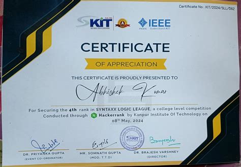 Abhishek Kumar On Linkedin Achievement Problemsolving