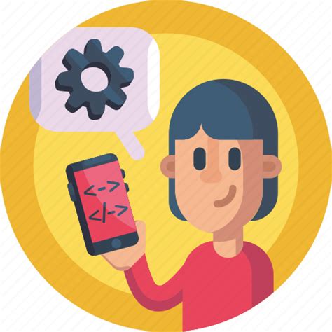 Programming Html Developer Coding Programmer Code Phone Icon