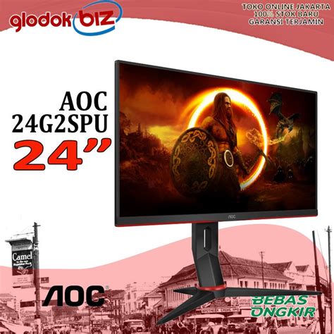Jual Monitor LED AOC 24G2SPU 24 IPS 1080p 1ms 165Hz HDMI DP SPK Shopee Indonesia