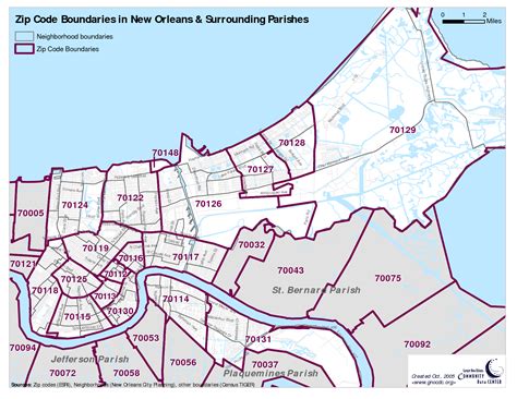 New Orleans Zip Code Map Map Of The World