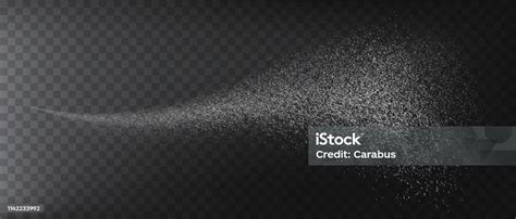 분무기 또는 연기의 투명 한 물 분무 안개 먼지 입자를 페인트 벡터 일러스트 먼지에 대한 스톡 벡터 아트 및 기타 이미지