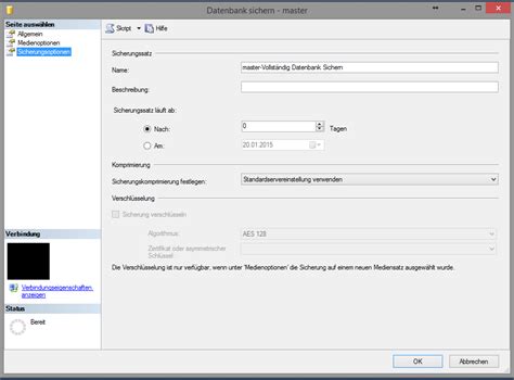 SQL Server Management Studio Backup Set Property Devices Error Database Administrators