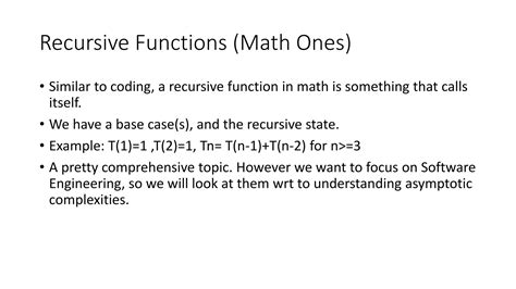 Recurrence Relationships Pptx