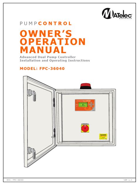 Advanced Dual Pump Controller 3ph Pdf User Interface Parameter Computer Programming