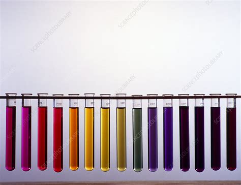 Universal Indicator Scale Stock Image A Science Photo Library