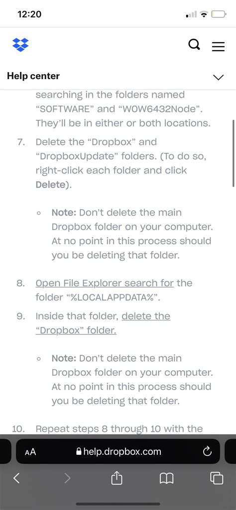 dropbox app won t open r dropbox
