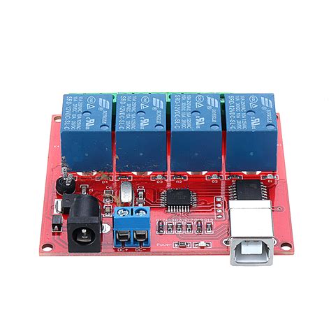 New Ch Channel V Computer Usb Control Switch Free Drive Relay Module Pc Intelligent