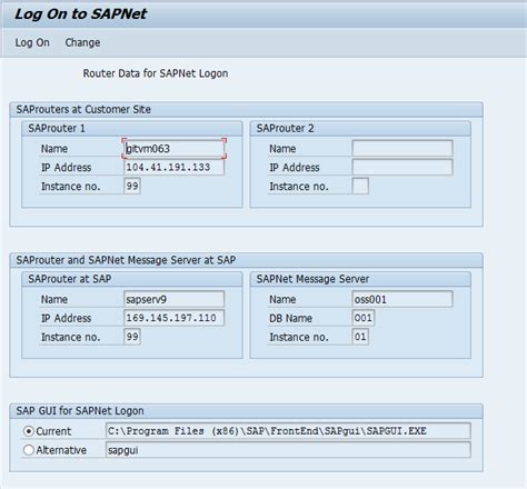 Solved SAPOSS Connection Test Failed SAP Community