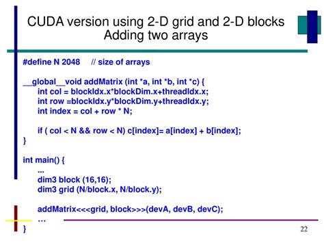 cuda grids blocks and threads ppt download