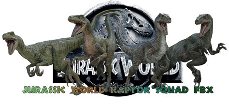 Jurassic World Raptor Squad Fbx By Lukiethewesley13 On Deviantart