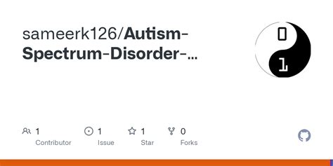 Github Sameerk126autism Spectrum Disorder Prediction System Using Machine Learning