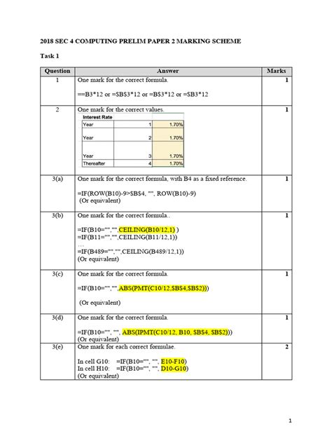 2018 Computing S4 Prelim Ms Download Free Pdf Taxes Software