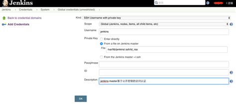 Jenkins Slave Node Configuration Ssh With Private Key Programmer Sought