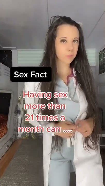having sex more than 21 times a month can youtube
