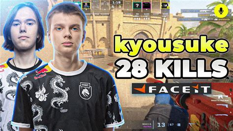 Cs2 Pov Kyousuke 28 14 Faceit Ranked With Donk Mirage Voice Comms Youtube