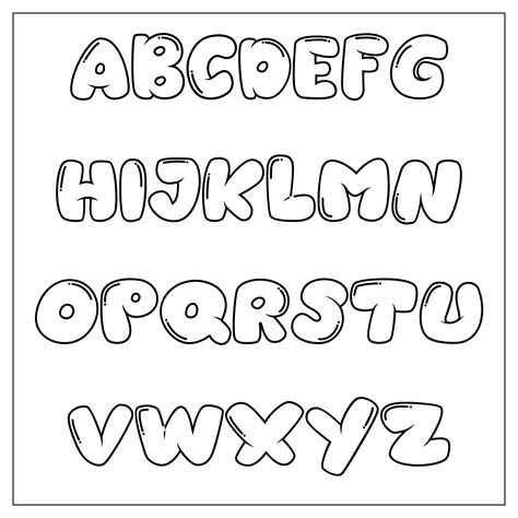 Large Font Letters 10 Free Pdf Printables Printablee