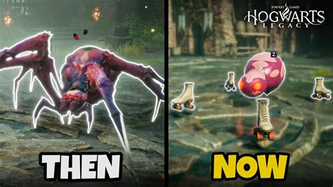 First Look Of Arachnophobia Mode Hogwarts Legacy Youtube