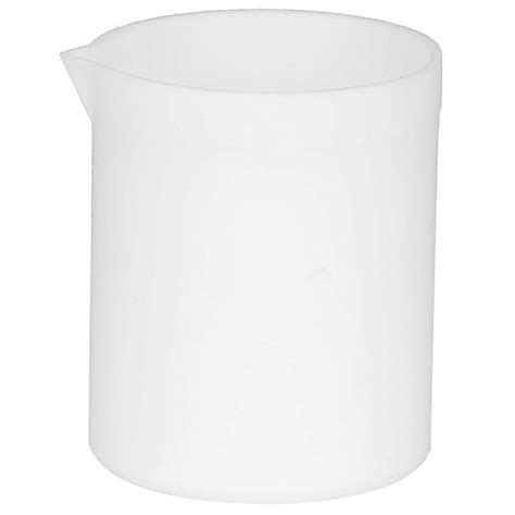 Acid And Base Resistant Beaker Ptee High Lubrication Not Sticky White Beaker Measuring Cup 50ml