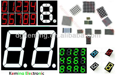 red color led 16 segment display single digit alphanumeric display