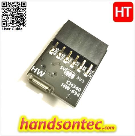 Ch340g Usb Serial Module Handson Tech