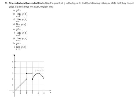 answered 18 one sided and two sided limits use… bartleby