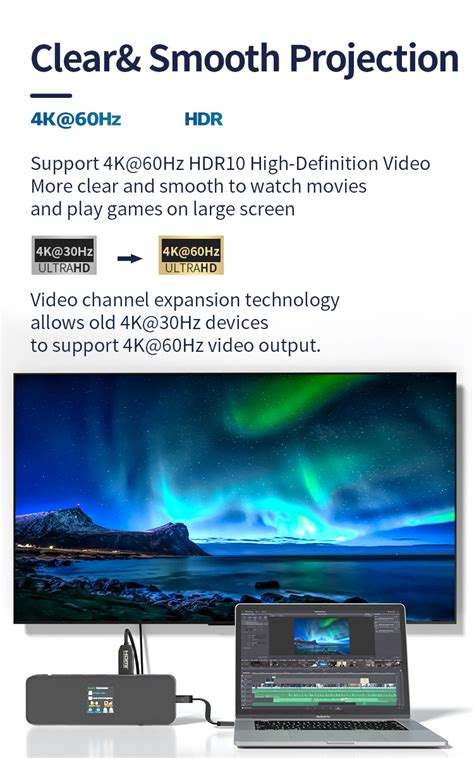 Dockcase Visual Smart In Usb C Hub