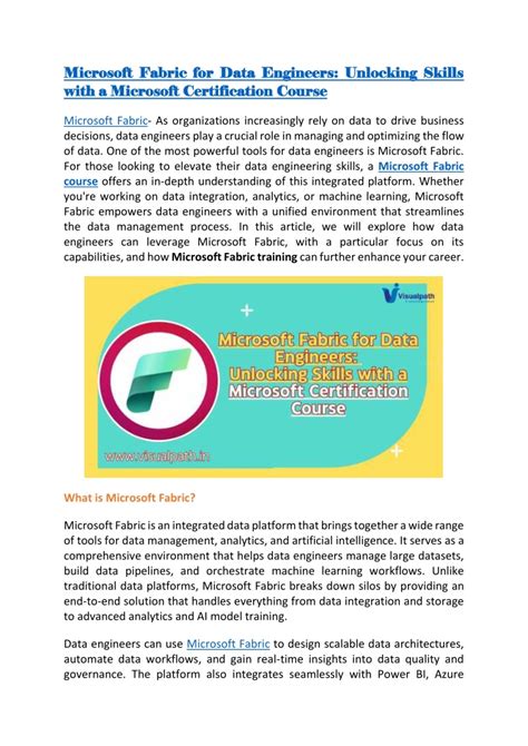 Ppt Microsoft Fabric Course Microsoft Fabric Training Powerpoint Presentation Id13758212