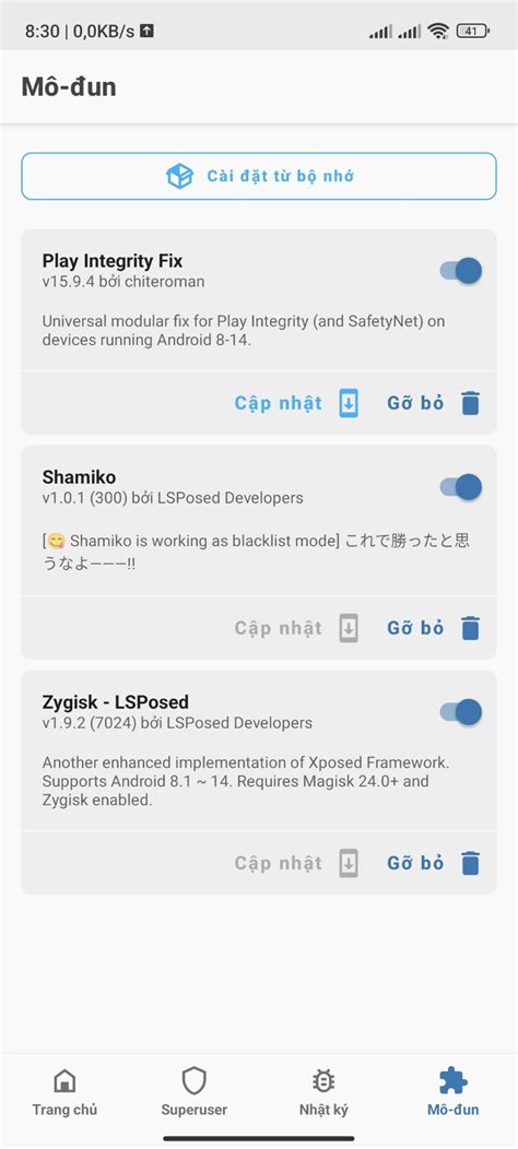Thảo Luận Thảo Luận Về Root Bằng Magisk Module Giải Pháp ẩn Root Cho Phiên Bản Mới 24