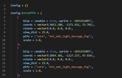 RicX RedM Scripts Extra PTFX RedM Scripts