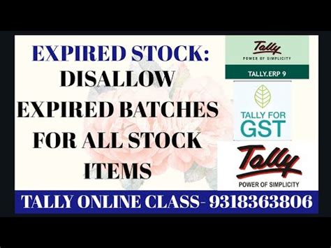How To Set Expiry Dates For Batches Expired Batches For Sales Voucher