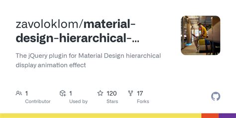 Github Zavoloklommaterial Design Hierarchical Display The Jquery Plugin For Material Design