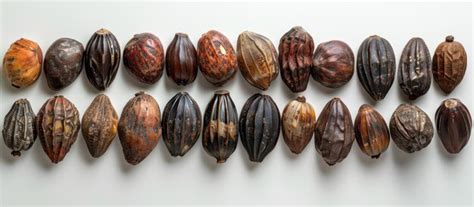 Premium Photo Assorted Nuts On White Surface