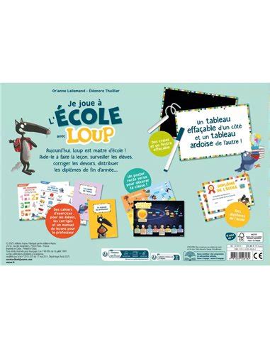 Je Joue à Lécole Avec Loup Auzou