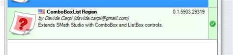 Comboboxlist Region Smath