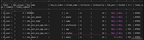 mysql中的索引index（超详细） mysql index csdn博客
