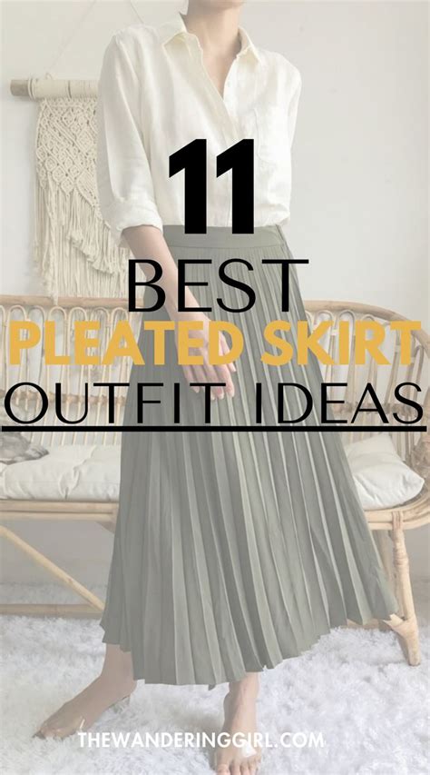 What To Wear With Pleated Skirt Pleated