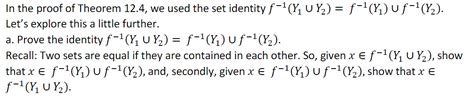 solved 12 4 theorem the continuous image of a connected