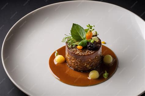 Premium Photo Beautiful Dessert Plating