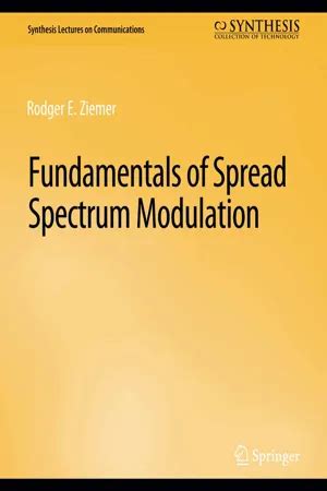 PDF Fundamentals Of Spread Spectrum Modulation By Rodger E Ziemer