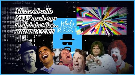 MICROSOFT ADDS NEW GENDERS TO SKITTLES FLAG