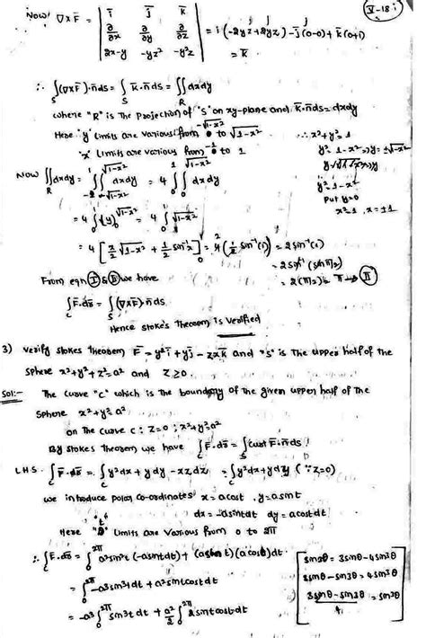 Vector Differential Calculus Gauss Divergence Greens Stokes Theorems