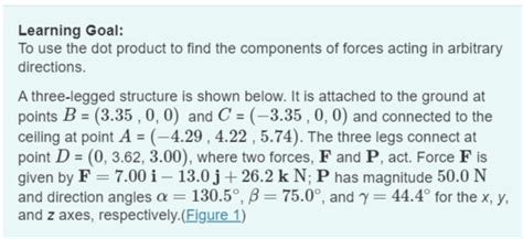 Solved Learning Goal Part A ﻿finding The Cartesian