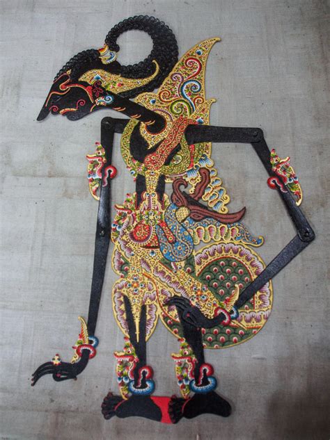 Wayang Kulit Puppet Pattern