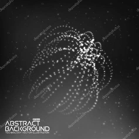Vector Interstellar Space Background Cosmic Galaxy Illustration With Nebula Stardust And