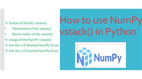 How to Use NumPy vstack() in Python - Spark By {Examples}