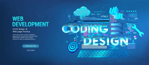Software Development Programming Coding Royalty Free Vector