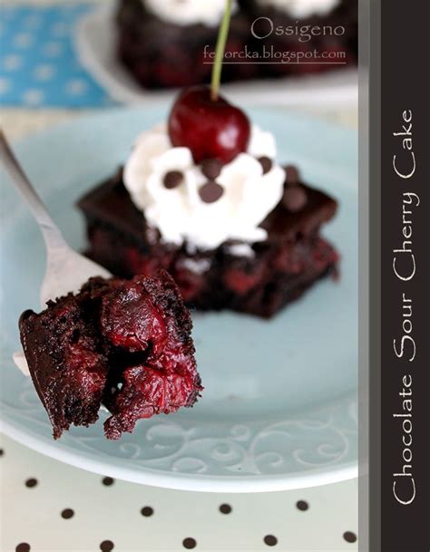 шоколадов сладкиш с вишни Шоколад Вишня